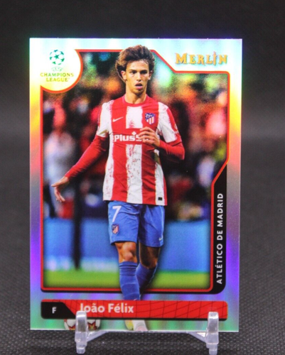 2021-22 TOPPS MERLIN JOAO FELIX REFRACTOR #14 ATLETICO MADRID | eBay