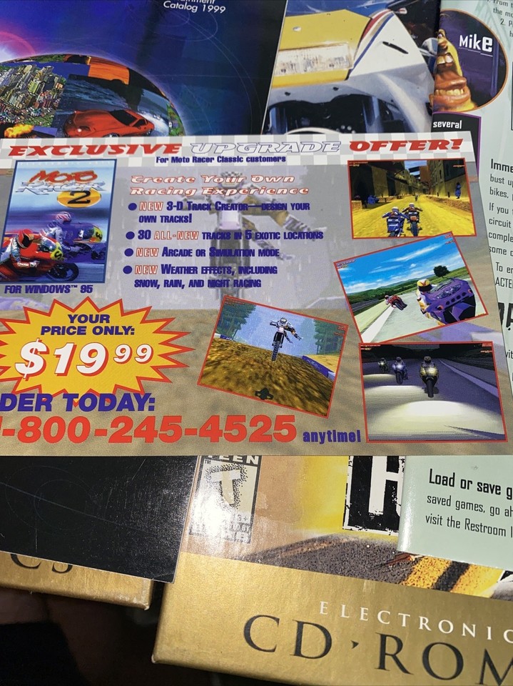 Windows 95 Road Rash EA CD-Rom Classics Big Box PC Video Game ...