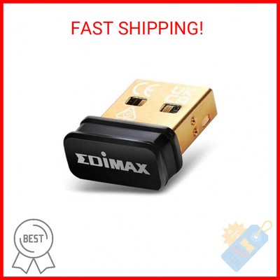 Edimax Wi-Fi 4 802.11n Adapter for PC N150 Nano USB Adapter, 150Mbps ...