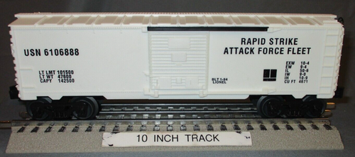 Lionel 16252 US Navy USN #6106888 Rapid Strike Attack Force Boxcar O ...