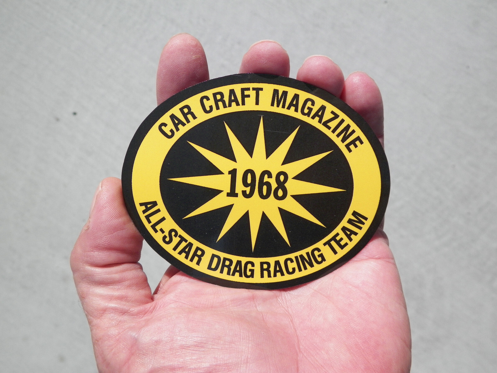 Vintage Style "Car Craft Magazine All-Star Drag Racing Team" 1968 Vinyl ...