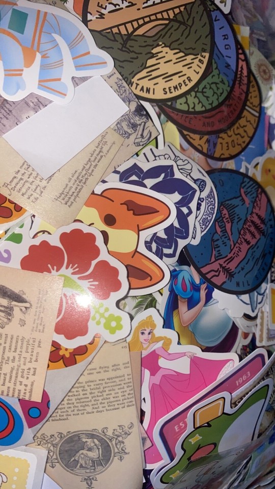 Surprise Lot of 20 Random Stickers - Includes Die Cuts/Sticker Flakes ...