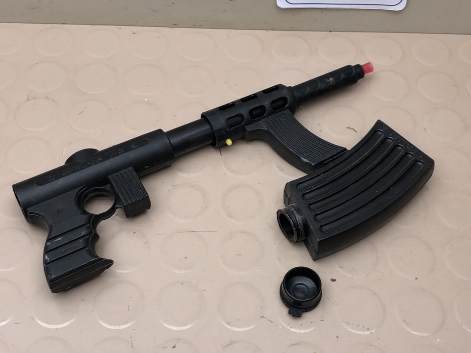 Sekiden J-3 Jetter Pump Squirt Gun Japan 1960S UZI Toy Military WW2 ...