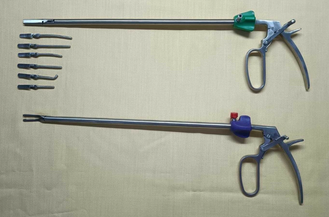 Laparoscopic Bulldog Clamp with 6 Clips & Hem-o-Lock Applier 10mmx330mm ...