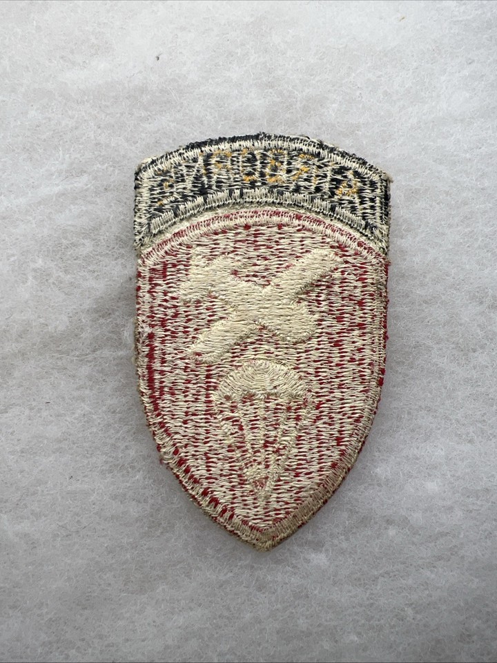 WW2 US Army Airborne Command Patch Attached Tab Snowback (AA430 | eBay