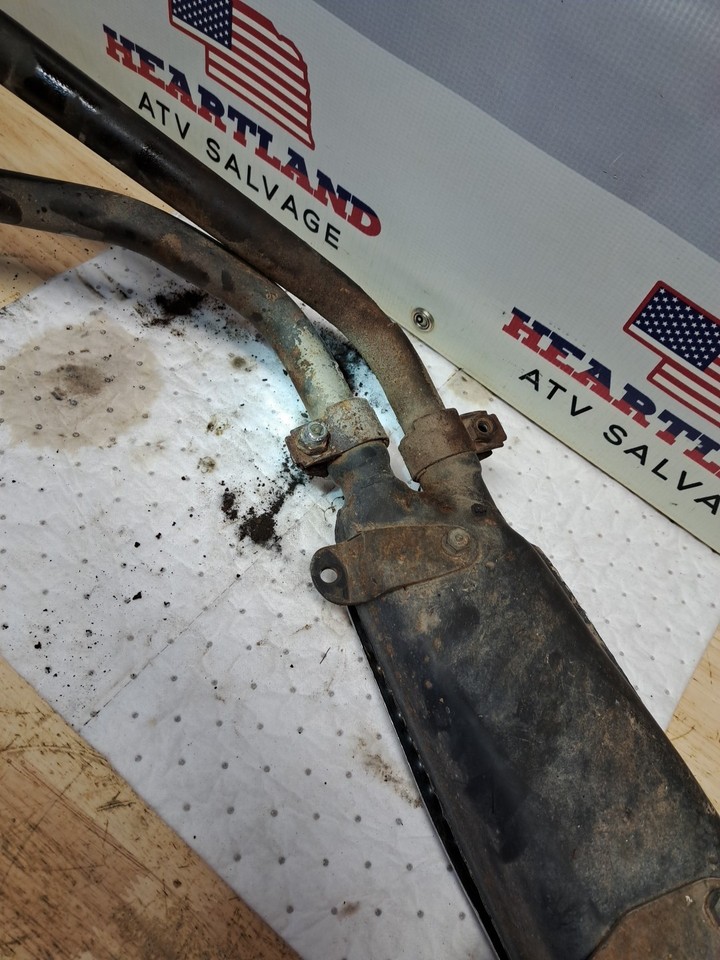 1971 Honda SL175 SL 175 Muffler Silencer Exhaust W/ HEAT SHIELD Oem R6 ...