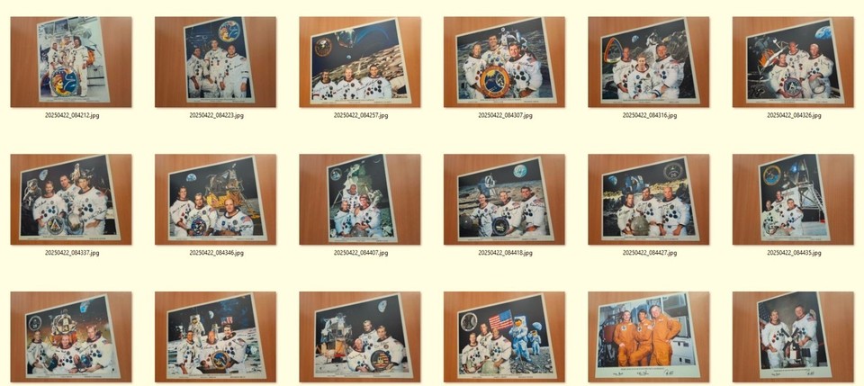 RARE Canceled Apollo 17-31 Missions Space NASA Astronauts print ...