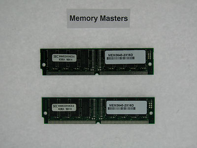 MEM3640-2X16D 32MB Approved 2x16MB DRAM Memory for Cisco 3640 | eBay