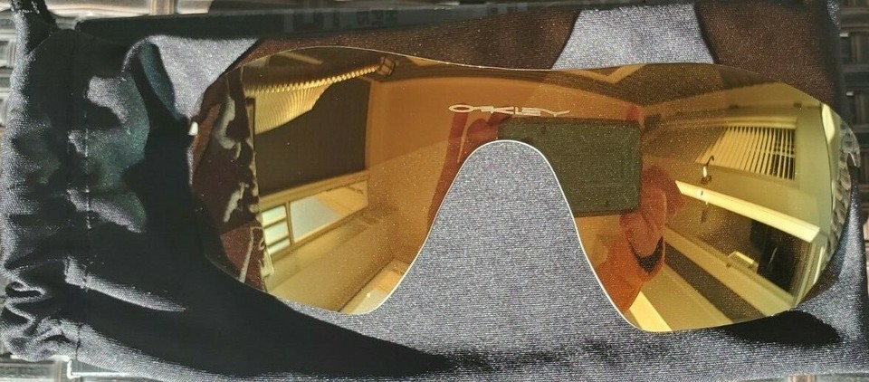 Oakley Radarlock Pitch 24k Iridium Replacement lens Authentic New ...