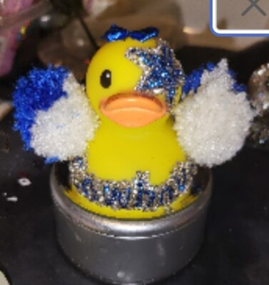 New custom cowboys cheerleader bling bling duck | eBay