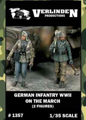 Verlinden - Fanteria tedesca in marcia (2 fig) 1:35 (art.1357) kit ...
