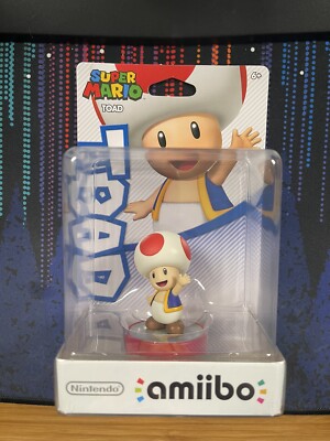 Toad Amiibo Super Mario Series Nintendo Switch First Print | eBay