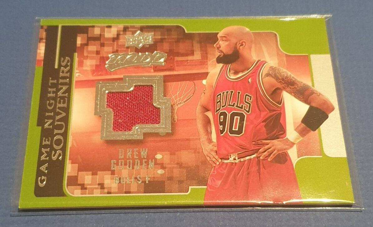 2008-09 MVP Game Day Souvenirs Drew Gooden Jersey Card - Chicago Bulls ...