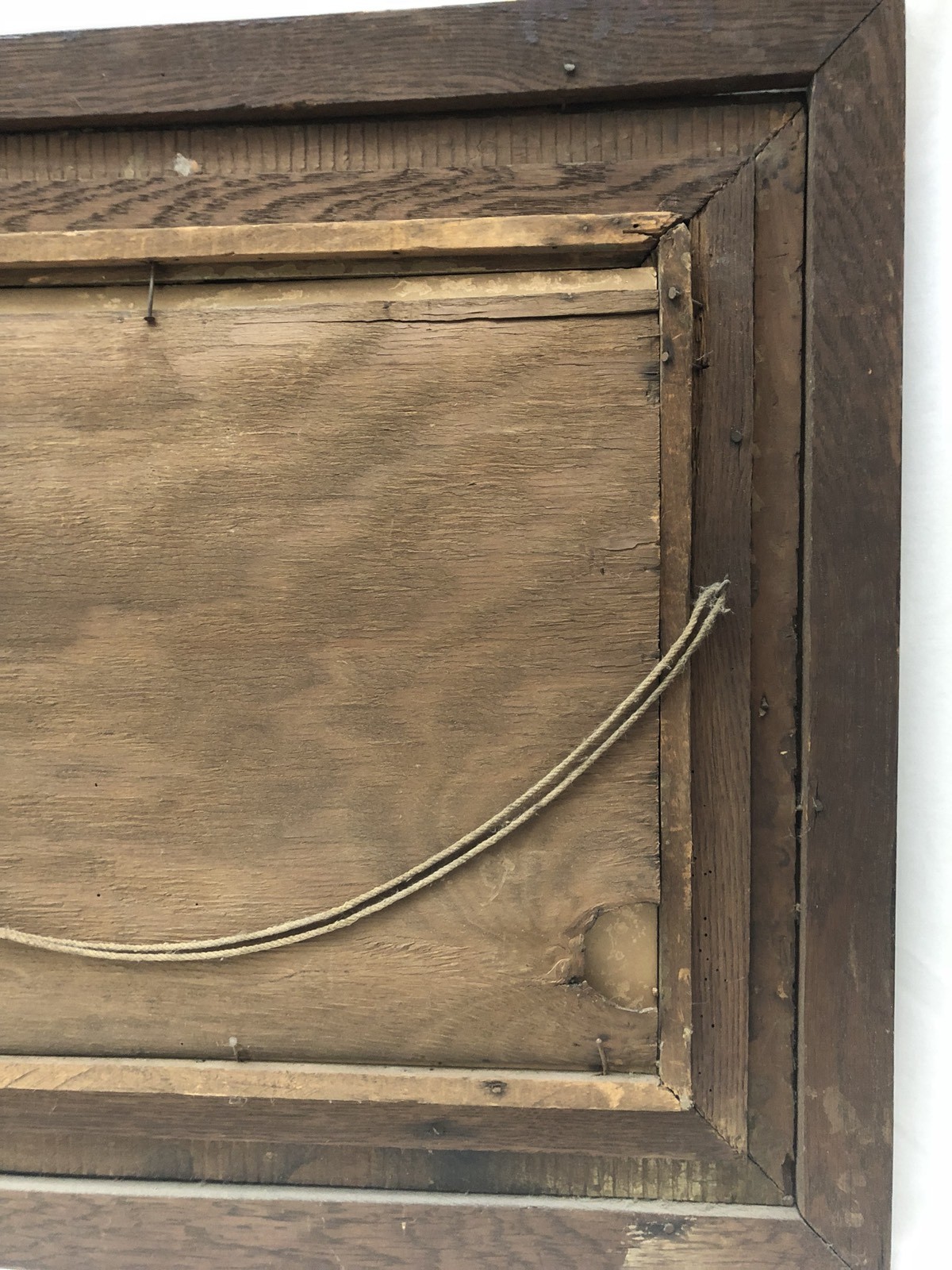 Old Vintage Carved Wood Couple Picture Photo Frame 1800s 26x30 Rare | eBay