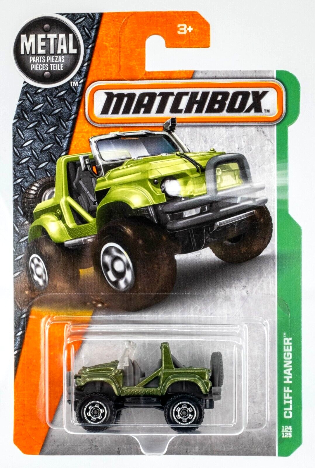 2016 Matchbox #124 Cliff Hanger™ GREEN METALLIC | MILITARY STAR | FSC ...