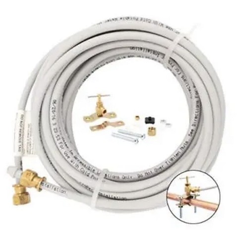 PEX Ice Maker Installation Kit – 25 Feet Tubing 1/4 Compression Joint ...