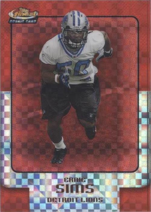 2006 Topps Finest - Ernie Sims #124 X-Fractor /250 (RC) for sale online ...