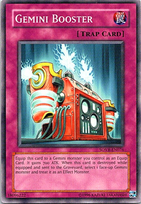 Gemini Booster SOVR-EN076 Yu-Gi-Oh! Card Light Play Unlimited | eBay