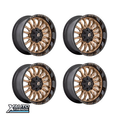 Fuel Off-Road D797 Arc Platinum Bronze With Black Lip 22X10 8X165.1 ...
