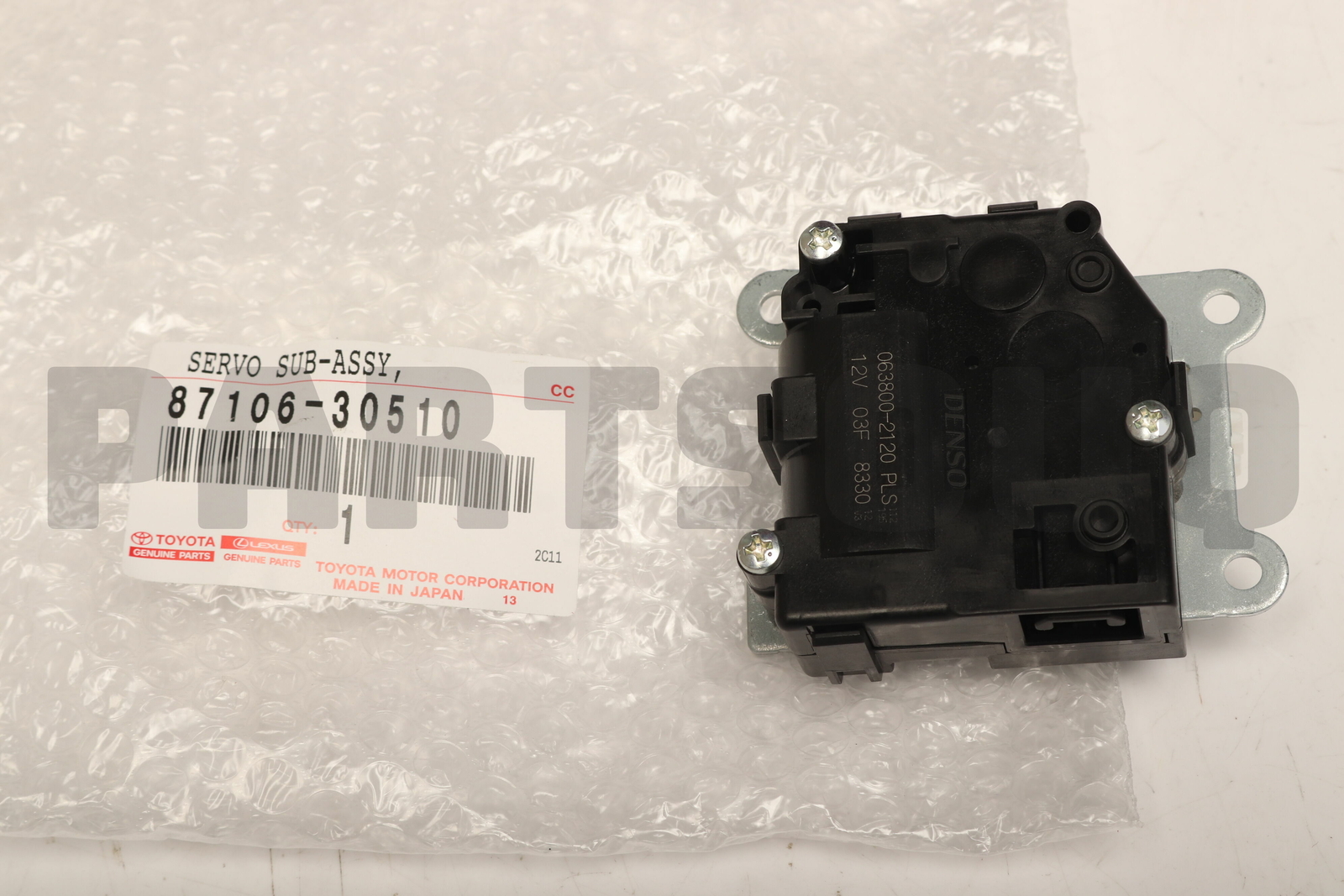 8710630510 Genuine Toyota DAMPER SERVO SUB-ASSY, BLOWER, NO.1 87106 ...