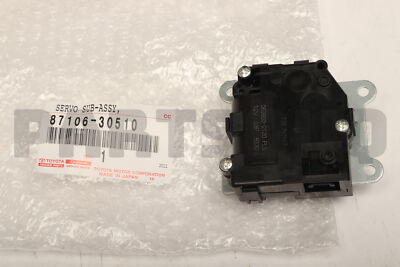 8710630510 Genuine Toyota DAMPER SERVO SUB-ASSY, BLOWER, NO.1 87106 ...