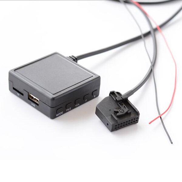 For Mercedes Comand 2.0 Bluetooth Aux Cable Adapter Module +Microphone ...