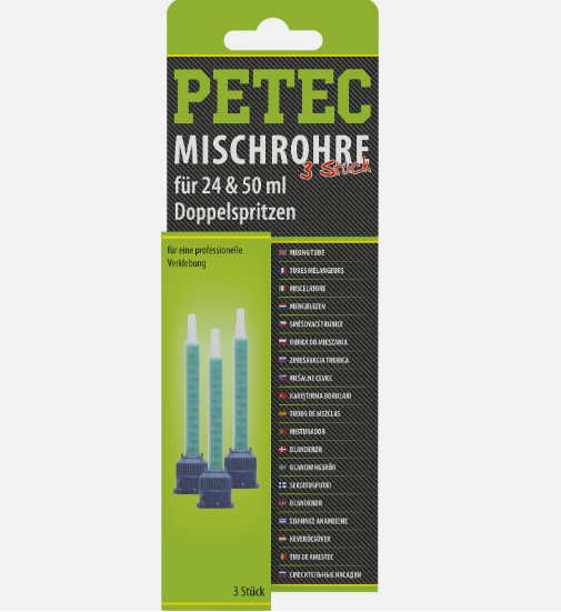 PETEC 98603 Mixing Tubes Cartridge Tube Double Cartridge Double ...