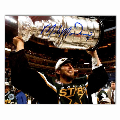 Mike Modano Autographed Dallas Stars 1999 Stanley Cup 8x10 Horizontal ...