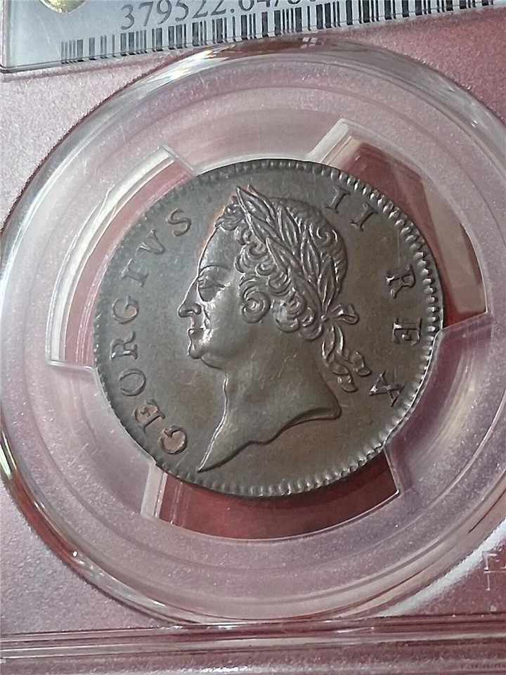 IRELAND 1760 GEM/UNC 1/2D PENNY PCGS MS 64BN #MF-2492 | eBay