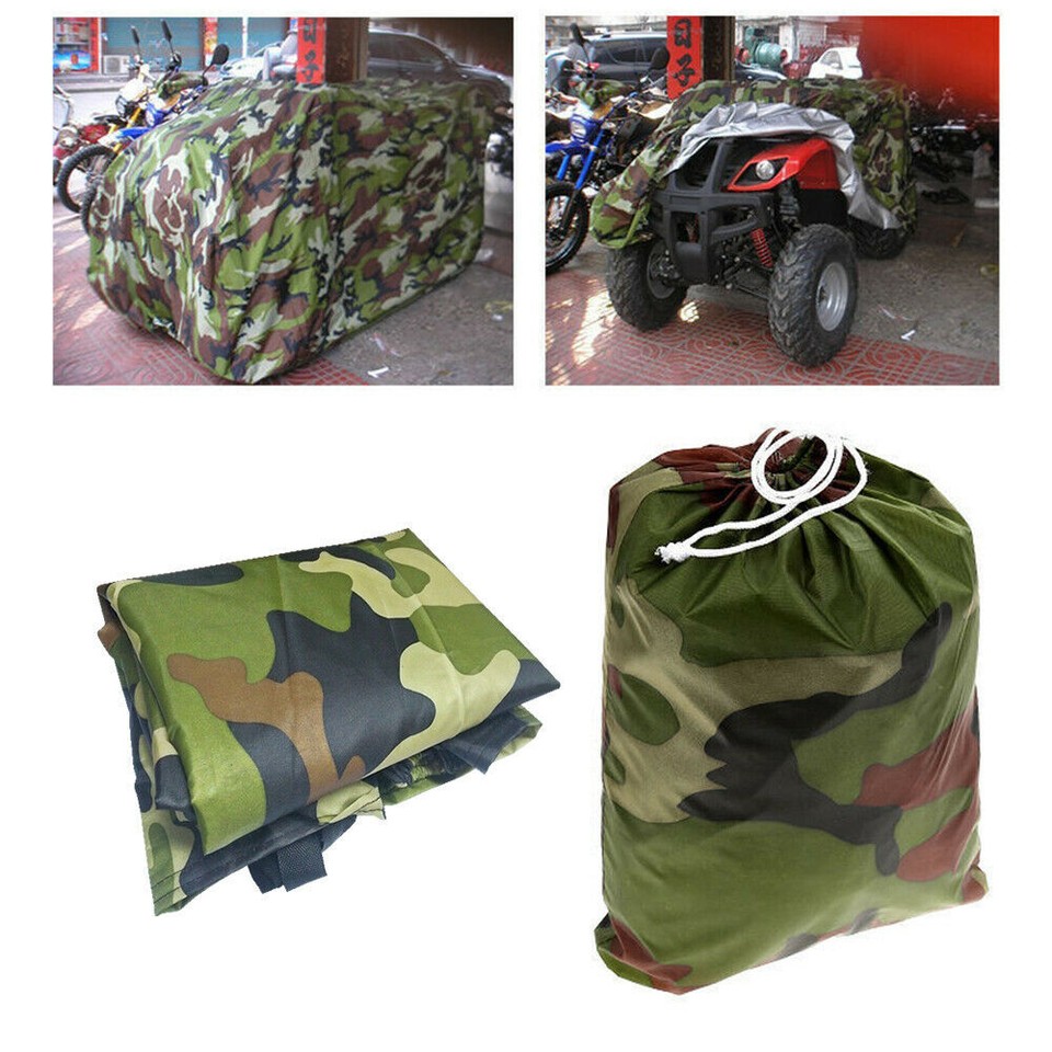 XXL 87" Waterproof Camo ATV Cover Heavy Duty 4 Wheeler Quad Protector ...