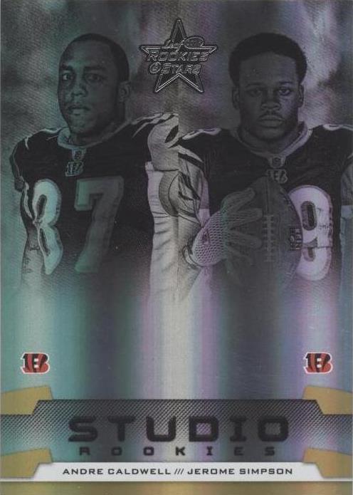 2008 Leaf Rookies & Stars - Studio Rookies Combos Andre Caldwell ...