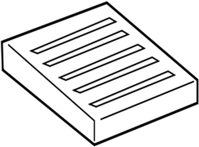 87139-50100 Toyota Filter, clean air 8713950100, New Genuine OEM Part ...