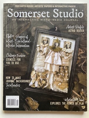 AN INTERACTIVE MIXED-MEDIA JOURNAL 2022 SOMERSET STUDIO Magazine NEW | eBay