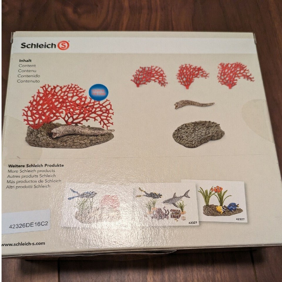 Unopened Schleich Wildlife Moray eel hideout Figure | eBay