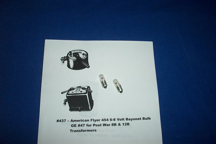 American Flyer Parts - Bulbs for 8B & 12B Transformers 2 pcs #437 | eBay