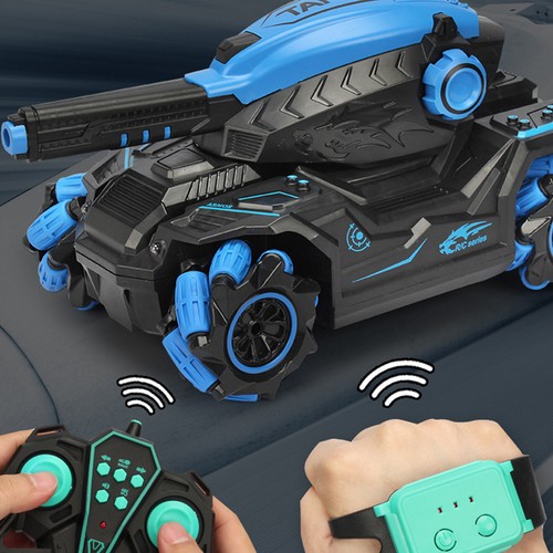 2.4G Electric Remote Control Water Bombs Tank Car 60 Degree Rotation ...