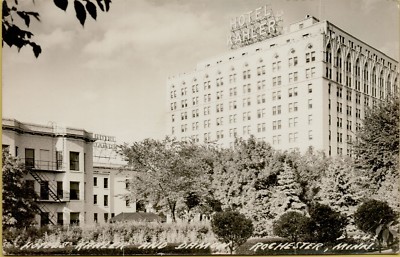 Hotel Kahler and Hotel Damon Exterior View Rochester MN RPPC Photo ...