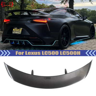 Carbon fiber Trunk Spoiler Rear Wing For Lexus LC500 LC500H Body Kits ...