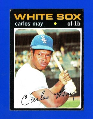 1971 Topps BASEBALL SET BREAK #243 CARLOS MAY CHICAGO WHITE SOX (JP1 ...