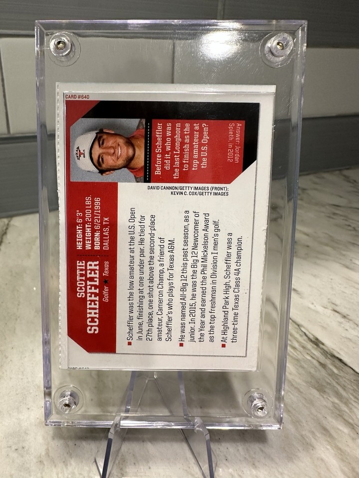 2017 Sports Illustrated For Kids Rookie Card Scottie Scheffler | eBay