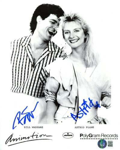 ASTRID PLANE & BILL WADHAMS ANIMOTION SIGNED 8X10 PHOTO POLYGRAM ...