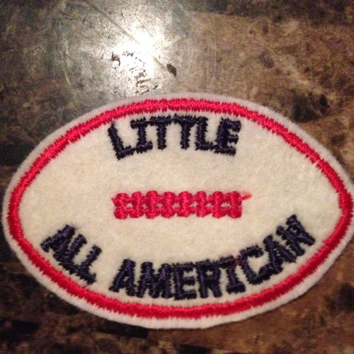 Vintage Little All American Football Fuzzy Patch Iron or Sew on NOS | eBay