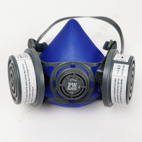 Portwest Auckland Half Face Respirator. Size Large Mask With P3 Filters ...