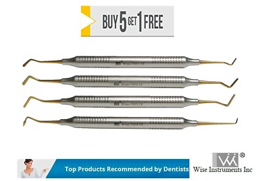 Wise Dental Composite Instruments Set of 4. Plugger, Condenser, conical ...