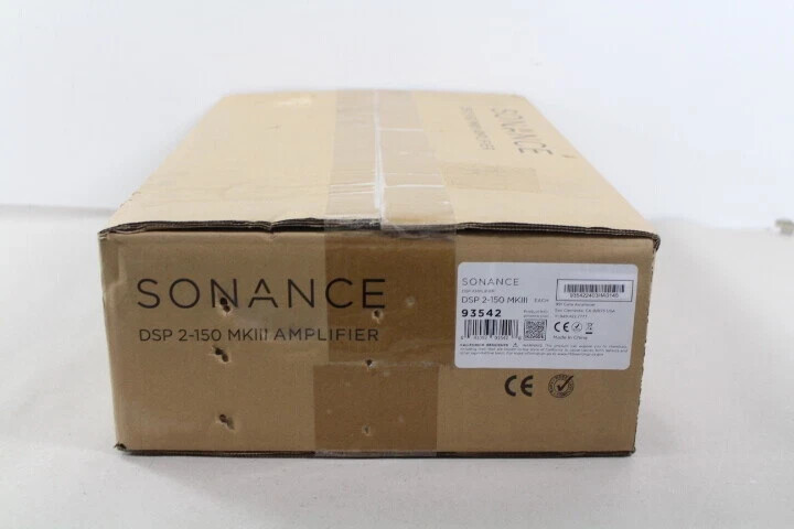 SONANCE SONAMP 300W 2.0-CH. DSP POWER AMPLIFIER DSP 2-150 MKIII NEW | eBay
