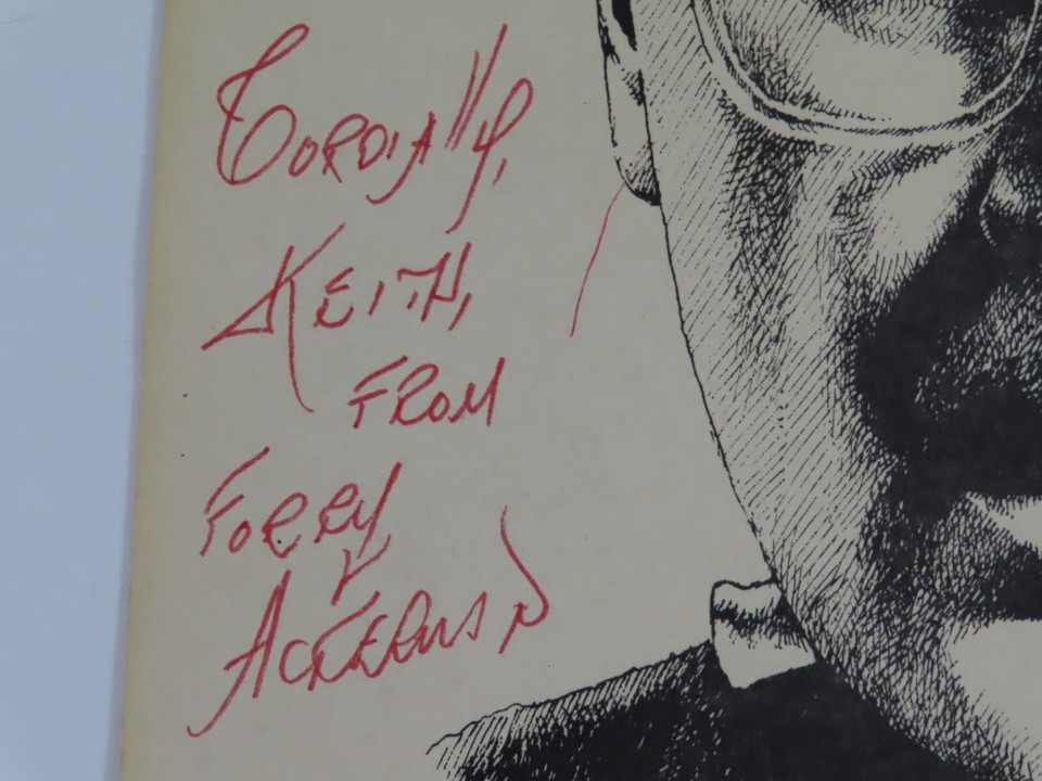 Forrest J Ackerman Print by Bill Nelson Signed at the 1974 CarsaCon ...