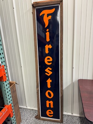 Original Porcelain Firestone Sign 6 Feet Tall | eBay