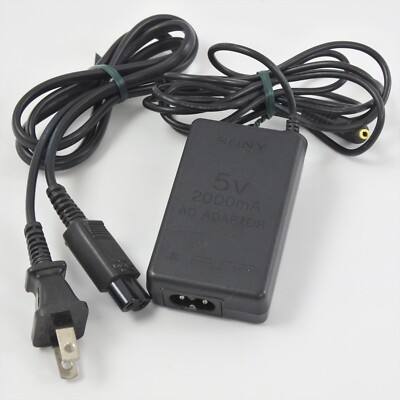 PSP 5V 2000mA AC Power Adaptor Charger PSP-100 Sony Official 3129 | eBay