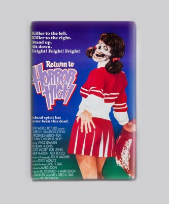 RETURN TO HORROR HIGH (1987) - 2" x 3" MOVIE POSTER MAGNET (vhs 80's ...