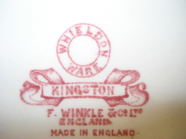 F Winkle & Co England Whieldon Ware Tea Cup and Sauce Set - Made In ...